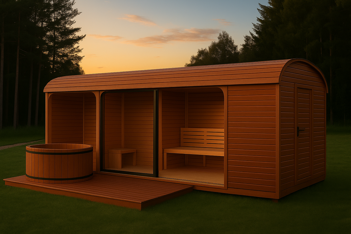 Sauna Buses — Elevate Backyard