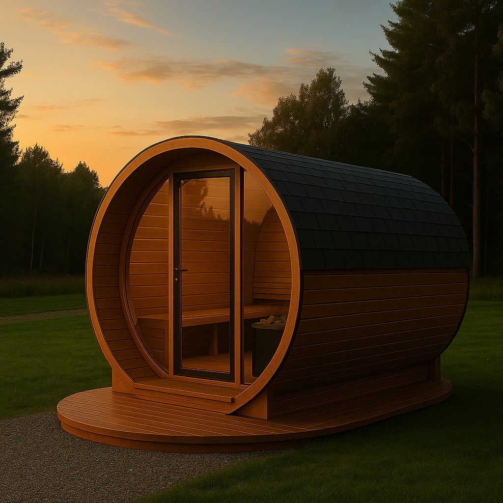 Sauna Barrels — Elevate Backyard